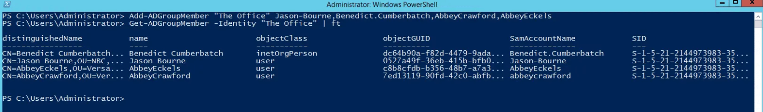 Add Users to AD Group Using the Add-ADGroupMember Cmdlet
